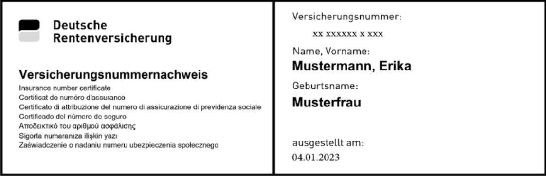 Versicherungsnummernachweis ersetzt SV-Ausweis - Minijob Magazin